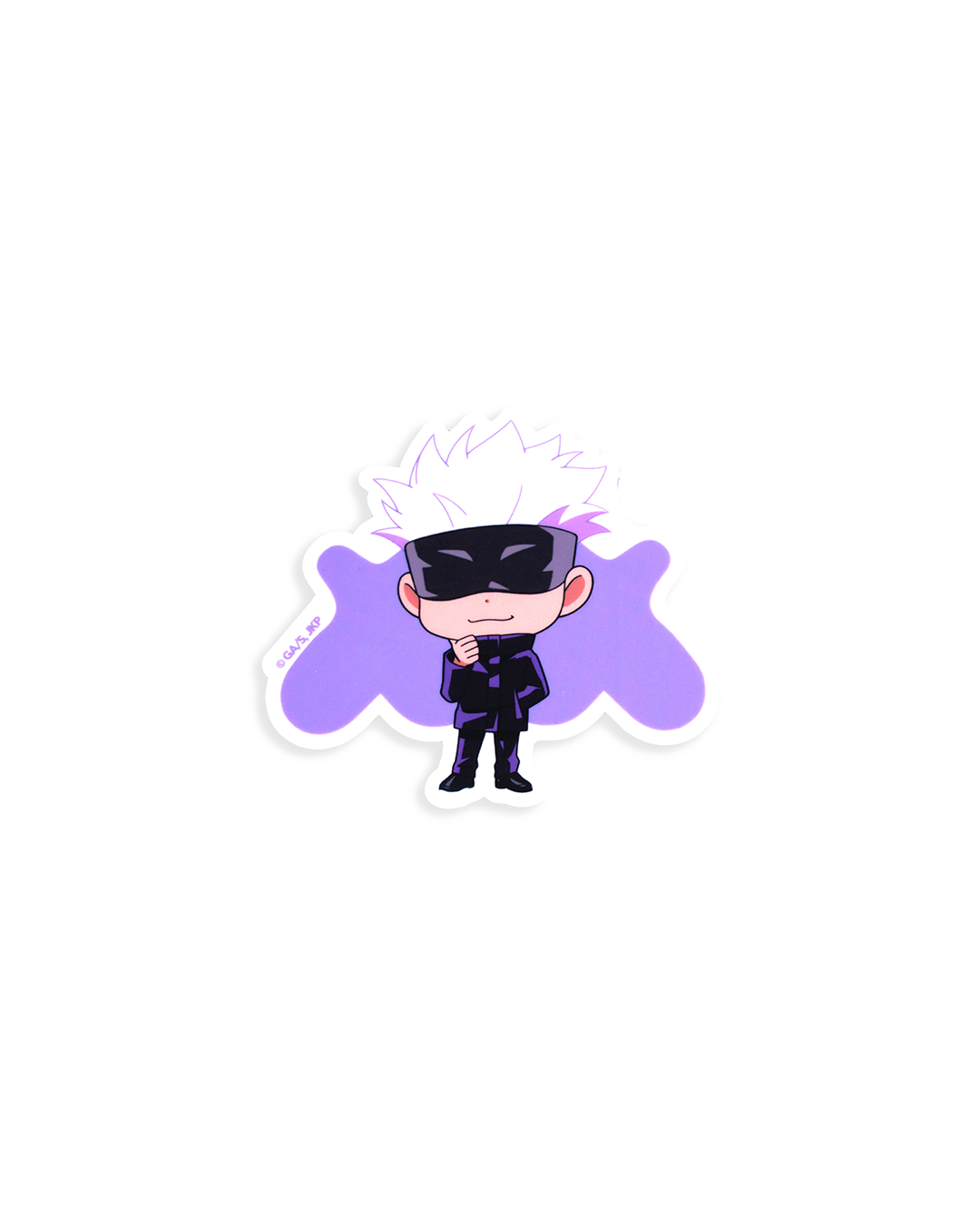 Marshmello X Jujutsu Kaisen Gojo Chibi Sticker