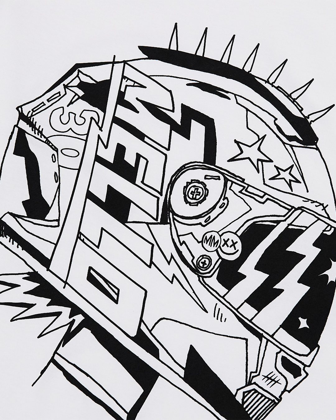 Dirt Bike Helmet Coloring Pages